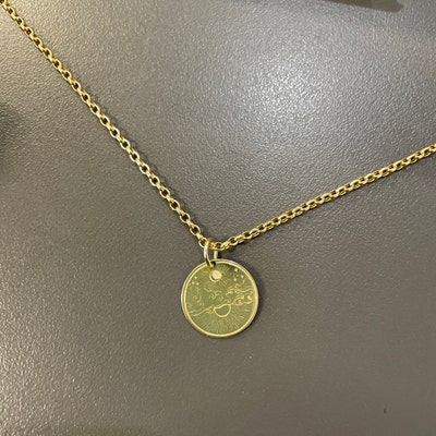 14K Solid Gold Scales of Justice Necklace, Lawyer Pendant, Dainty Scale ...