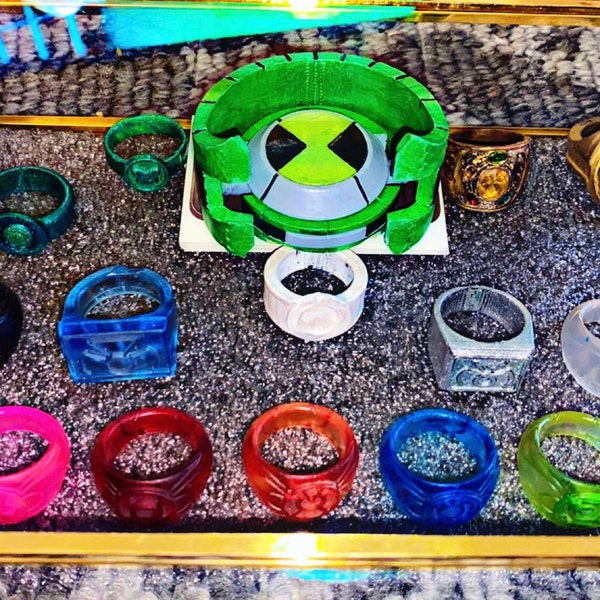 3D Printed New Lantern Ring Set Ultraviolet, Volthoom and Phantom Rings ...