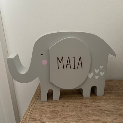 Personalised Engraved Lion Money Box Bank Kids Savings Pocket Money ...