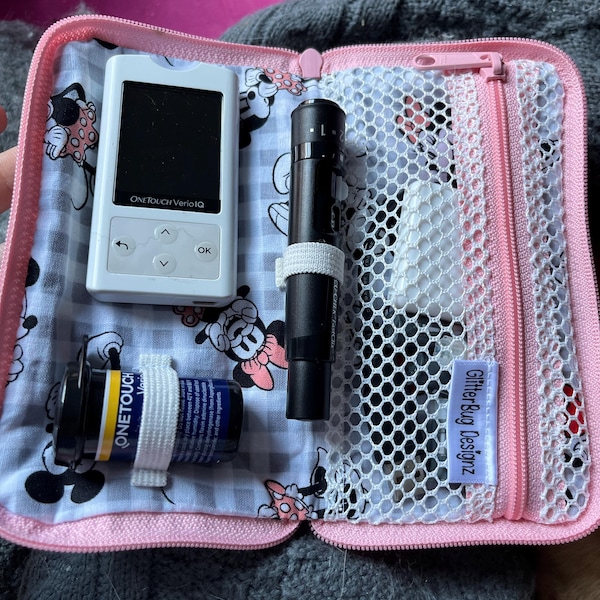 Mini Diabetic Case - Water Resistant Canvas - Etsy