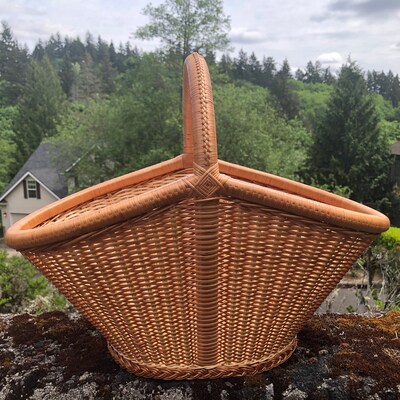 Oval Wicker Photo Frame Decorative Photo Frame With Single Loop Hook - Etsy