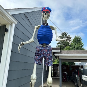 12 Ft Skeleton SWIM WEAR skeleton & Hats Not Included - Etsy