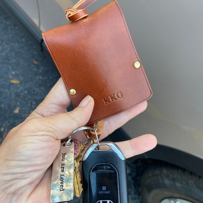 Personalized Leather Car Key Case,leather Key Holder,leather Key ...