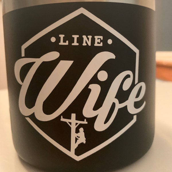Line Wife Decal | Linewife Decal | Lineman Wife Decal | Journeyman ...