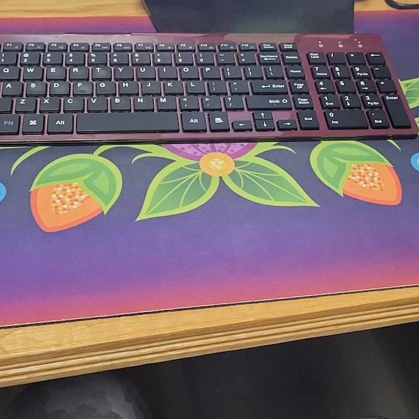 Framed Print • Sunset Ojibwe Floral • Ojibwa Native American Woodland ...