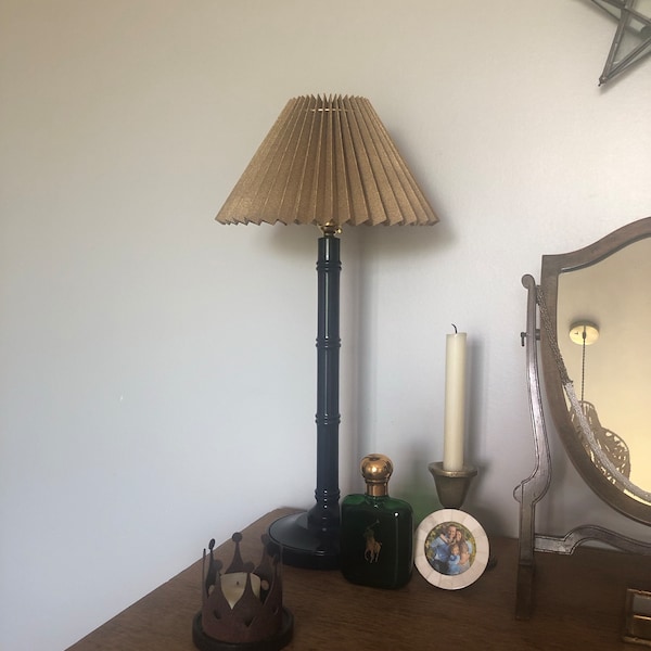 Small Beech Bobbin Lamp, 28cm Tall, 33cm When Wired, Ready to Paint ...