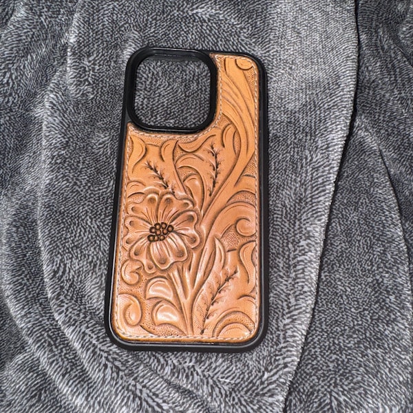 Tooled Leather Smart Watch Band Customized Gift Country Western Style ...