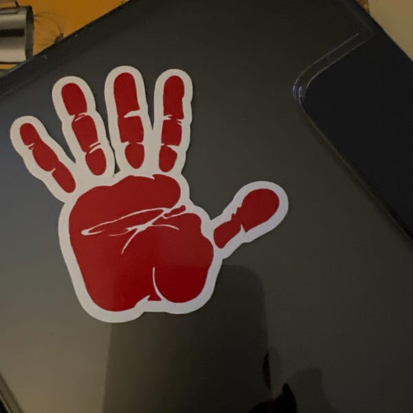 Red Hand Indigenous Strong Native American Women Gift Sticker - Etsy