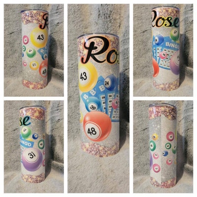 Bingo Theme 20oz TUMBLER Wrap Png, Bingo Queen, Digital Download, Bingo ...