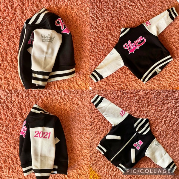 Personalized Baby Varsity Jacket: Custom Infant Letterman Gift - Etsy