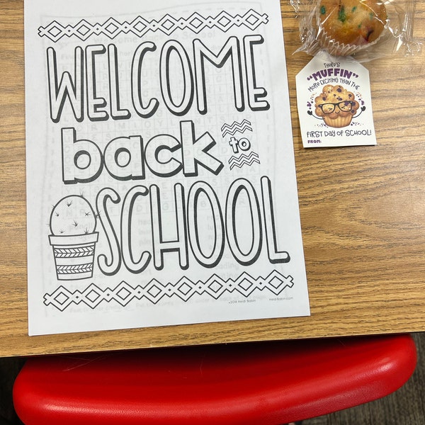 Printable Back to School Gift Tags for Students Snack Tag Classroom ...