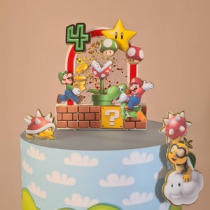 Super Mario Clipart Bundle, Transparent Images, Printable Mario Png ...