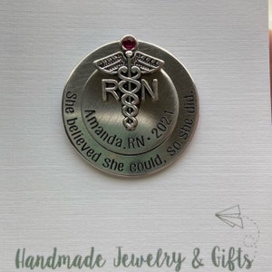 RN Nursing Pin for Pinning Ceremony RN Pins Gift for Nurse - Etsy