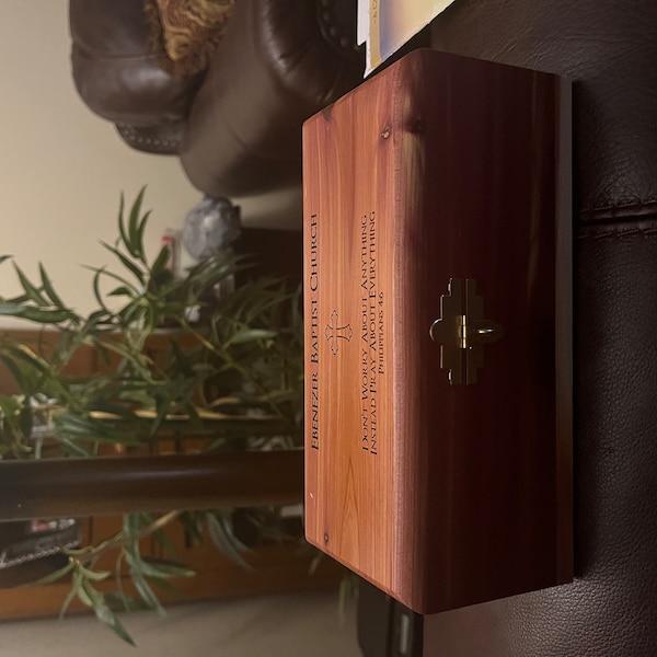 God Box, Give It to God Engraved Wood Religious Keepsake, Prayer Box ...