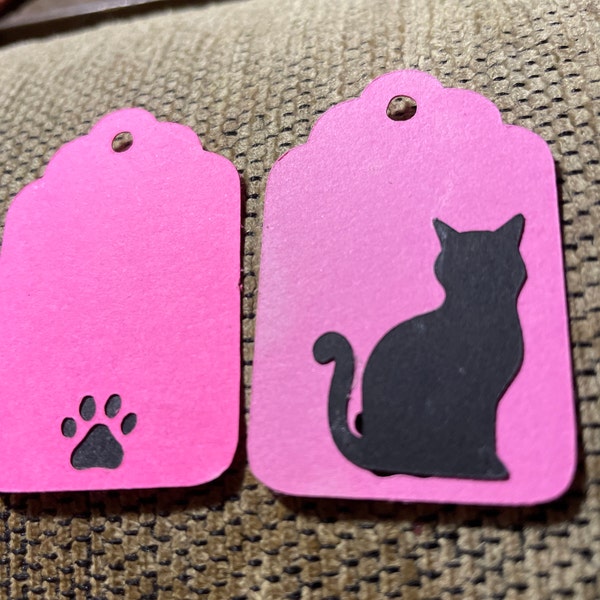 25 Pack - Paper Cat Shapes, Cat Paper Shape, Halloween Paper Shapes ...