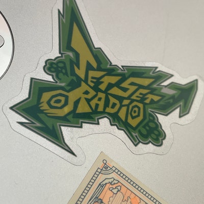Jet Set Radio Game Logo Title Screen Sticker JSR - Etsy