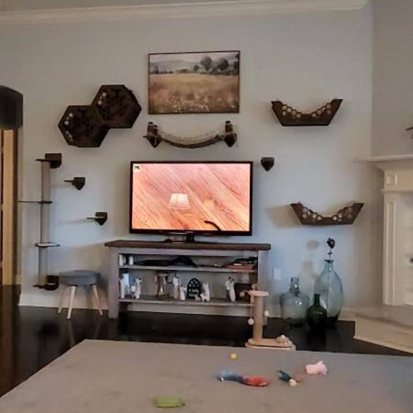 Cat Wall Furniture, Modern Cat Wall Shelves, Cat House, Cat Wall Bed ...