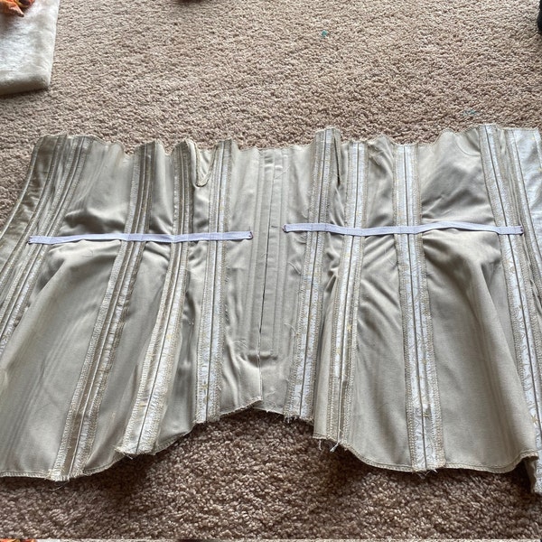 Corset Making Coutil Fabric Black Herringbone 100% Cotton by the Yard ...