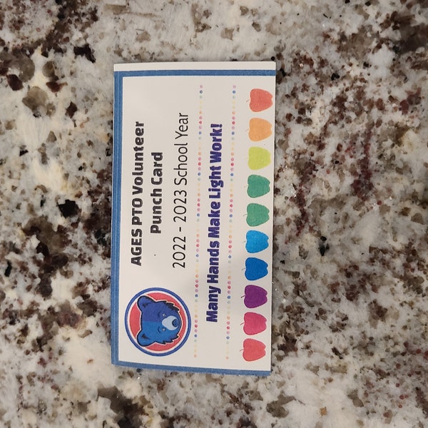 Editable PTO PTA Membership Card Template (digital Download) - Etsy