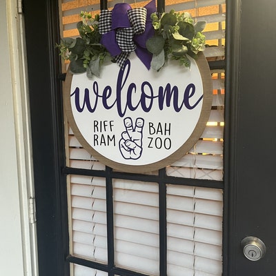 Funny Door Hanger Funny Door Sign Front Door Decor - Etsy