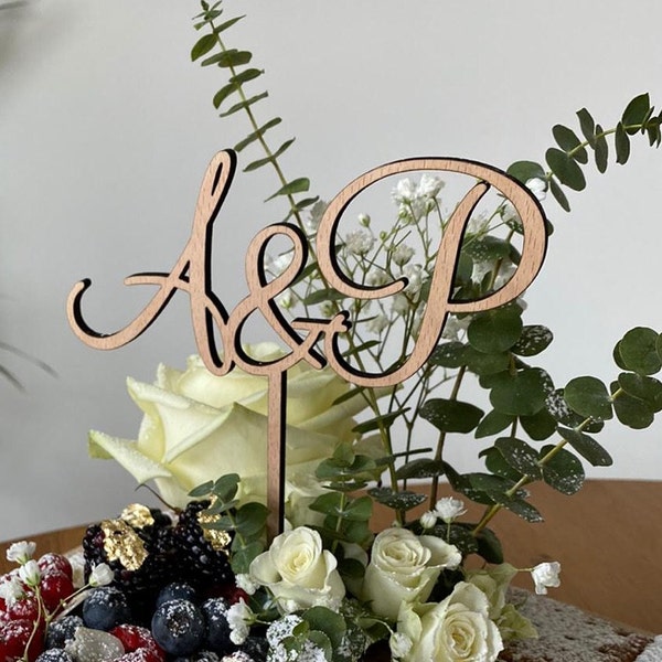 Cake Topper Wedding, Letters Cake Topper, Cake Topper for Wedding ...