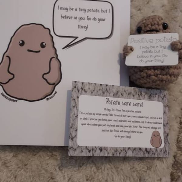 Positive Potato - the Original| Affirmation, Novelty Doll/figure ...