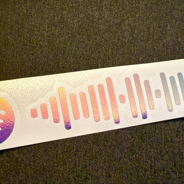 Custom SPOTIFY SCANNABLE Song Code | HOLOGRAPHIC Vinyl | Metallic Vinyl ...