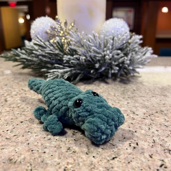 Baby Alligator Crochet Pattern PDF - Gator, Amigurumi, Chunky Yarn ...