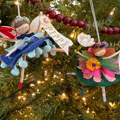 Personalized Autism Awareness Wooden Elf Ornament for Boy or - Etsy