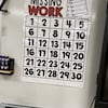 Missing Work Anchor Chart hard Good Set 1 - Etsy