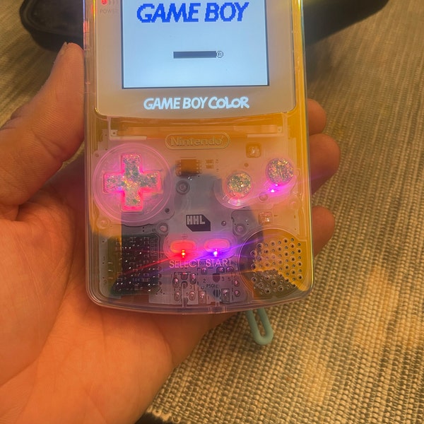 Game Boy Color XL-IPS Backlit Screen DMG Dark Custom - Etsy