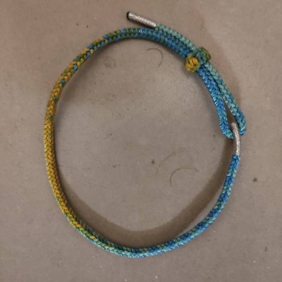 Woven Buddhist Lucky Rope Bracelet for Men or Women Tibetan Knots ...