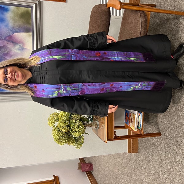 Clergy Stole for Creation Copper Forest Clergy Green Stole - Etsy