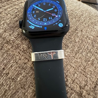 Personalized Medical Alert Watch Band Charm, Medical ID Tag, Smart ...