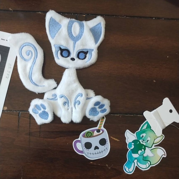 DIY KIT - Kitsune Plush - Littlefox's Toebeans - Japanese Spirit Fox ...