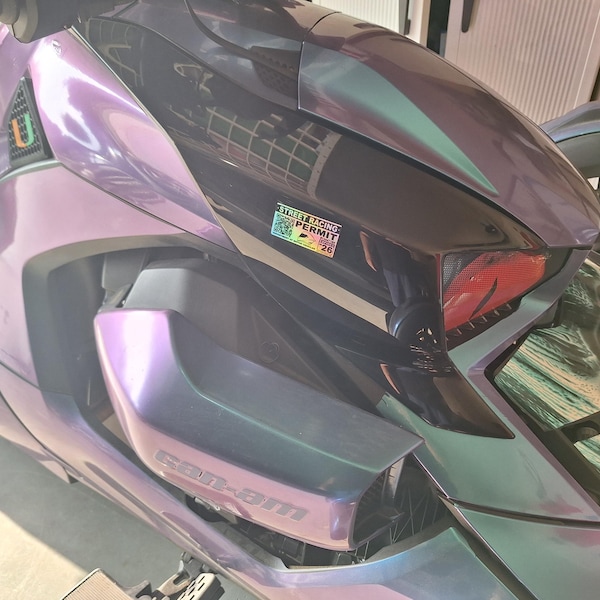 Small Motorcycle Street Racing Holographic Vinyl Sticker Decal - Etsy