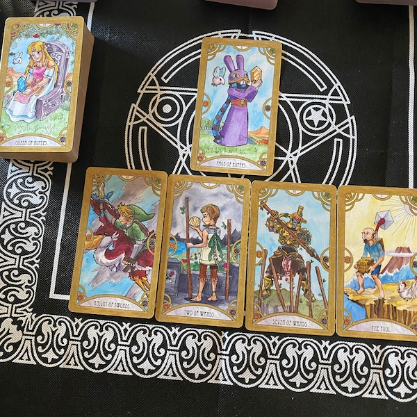 Legend of Zelda Tarot Card Deck - 79 Cards Major and Minor Arcana ...