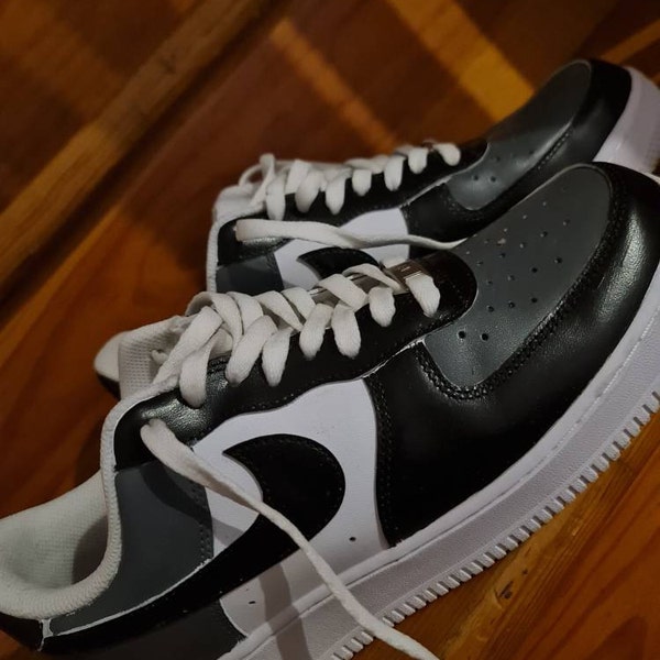 Custom Hand-painted Air Force 1 Purple Splatter Sneakers,personalized ...