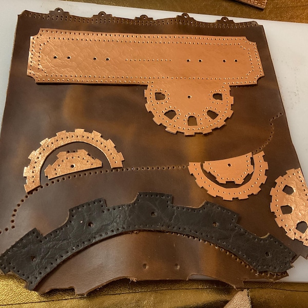 Leather Pouch Pattern Men Belt Waist Bag Pouch Leather Diy Leather ...