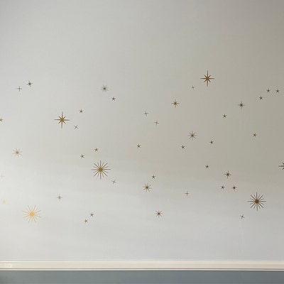 STAR WALL STICKER Decal Set Various Sizes and Colours - Etsy