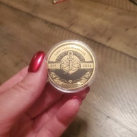 Premium Custom Metal Nametags, With Pin or Magnet Backing, Gold, Rose ...