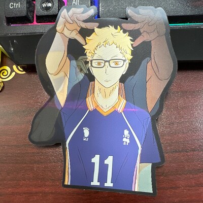 3D Lenticular Anime Sticker Decal Changing Moving Flip Motion Peeker ...