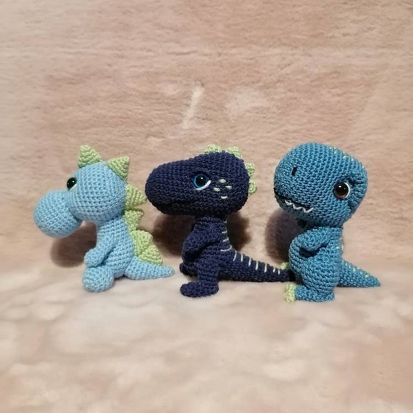 PATTERN: Spike the Stegosaurus - Crochet Dinosaur Pattern - Amigurumi ...