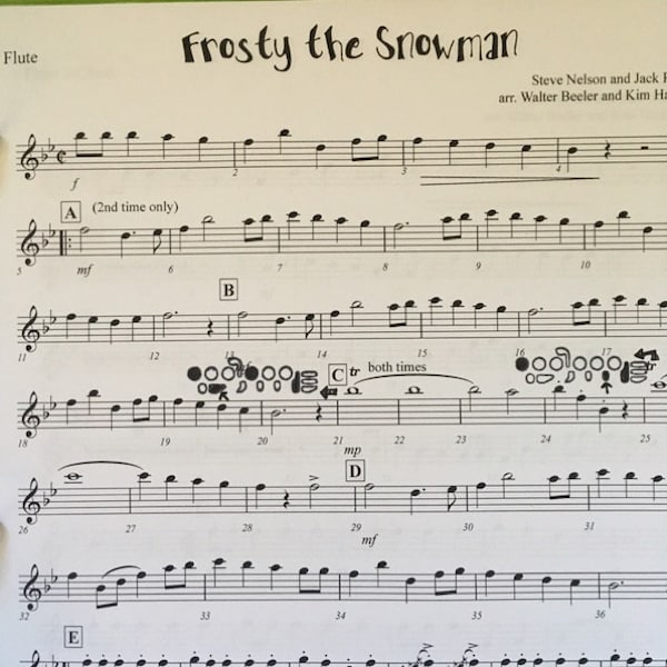 Recorder Tablature / Fingering Paper: Download and Printable PDF ...