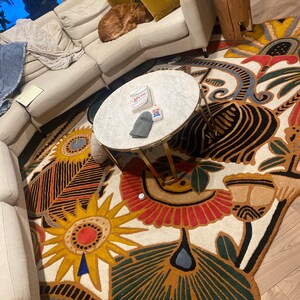 Loloi Optimism Ivory/blue Color Rug Hand Tufted Rug for Home Decorative, Living Room, Guest Room ...