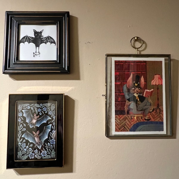 Haunted Library Print, Welcome to My Haunted Library, Spooky Home Decor ...