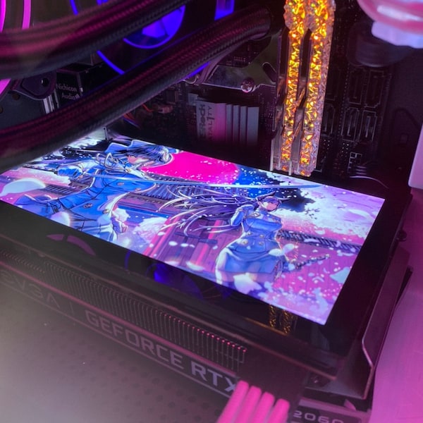 Custom Light RGB GPU Backplate Graphics Card Decoration Board ...