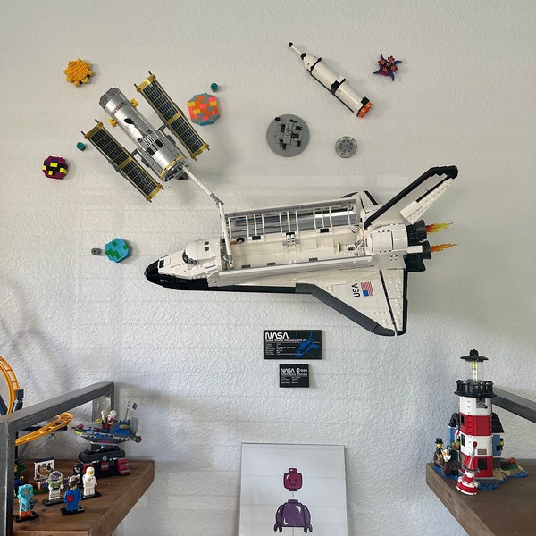 Wall Mounting Kit for Displaying Space Shuttle Discovery 10283 - Etsy