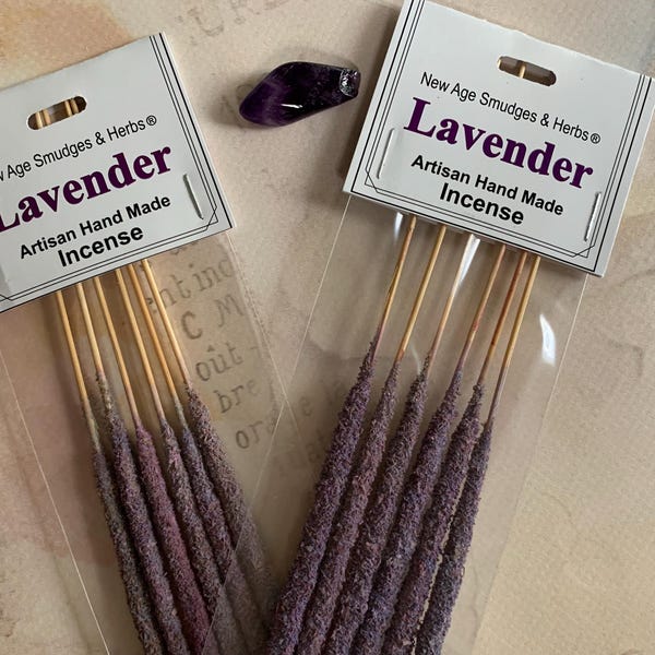 Lavender Incense Sticks (6) - Lavender Incense - Stick Incense - Smoke ...