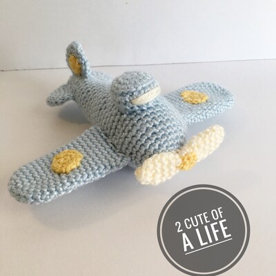 Airplane Crochet Pattern, Amigurumi Airplane Pattern, Crochet Airplane ...
